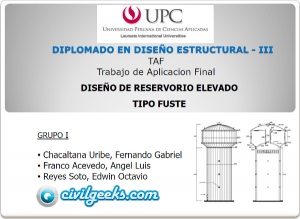 Manual de diseño de reservorio elevado tipo fuste
