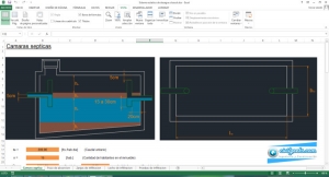 Excel para diseño de tanque séptico, pozo de absorción, zanjas de infiltración y lecho de ...