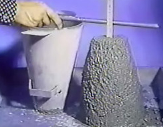 8 pasos para el Ensayo del asentamiento de cono de Abrams | CivilGeeks.com