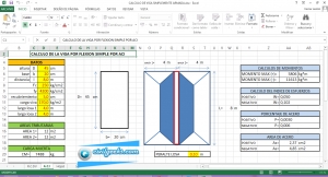 Hoja Excel para el Calculo de Viga simplemente armada por ACI y RCDF | CivilGeeks.com