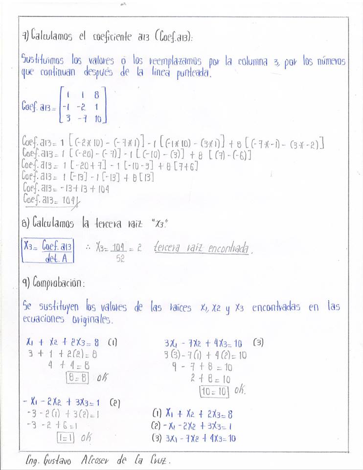 Apuntes de Álgebra lineal (Matrices) | CivilGeeks.com
